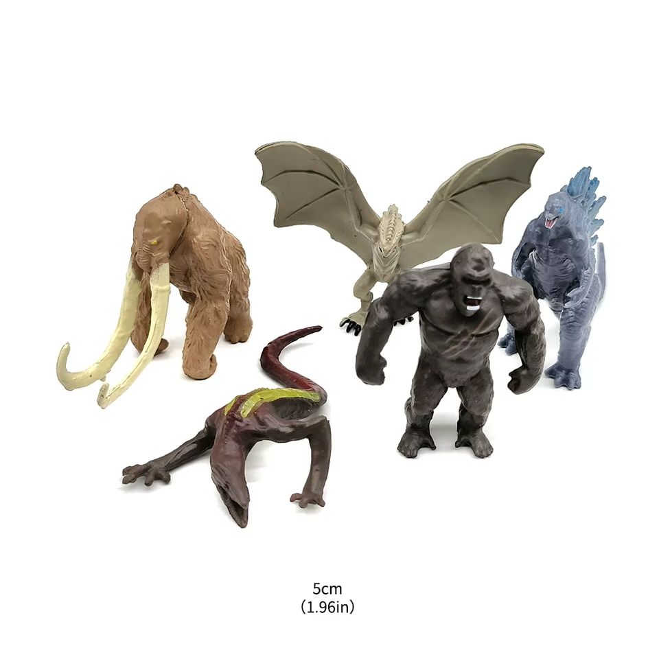 GODZILLA figure set MONSTERVERSE lot MONSTER action KING Behemoth MUTO ...