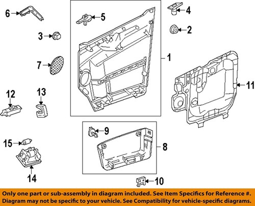 MERCEDES OEM 10-17 Sprinter 3500 Front Door-Door Trim Panel Clip ...