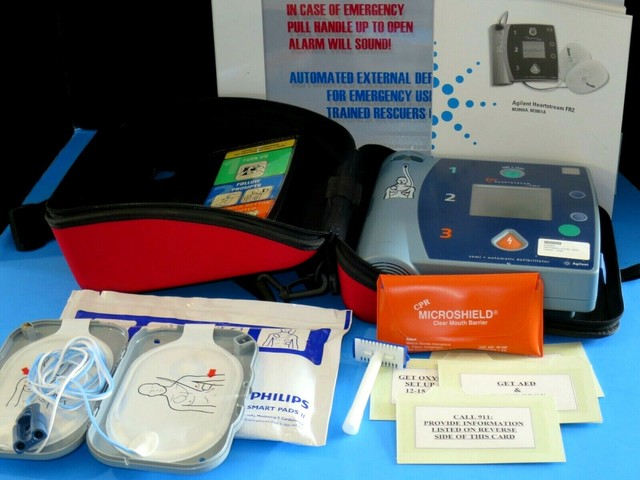 Phillips Agilent M3860A Heartstream HeartStart Fr2 AED Defibrillator ...