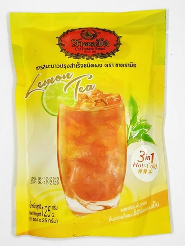 3 in 1 Instant Lemon Tea Powder Iced Cool & Hot ChaTraMue 100 g | eBay UK