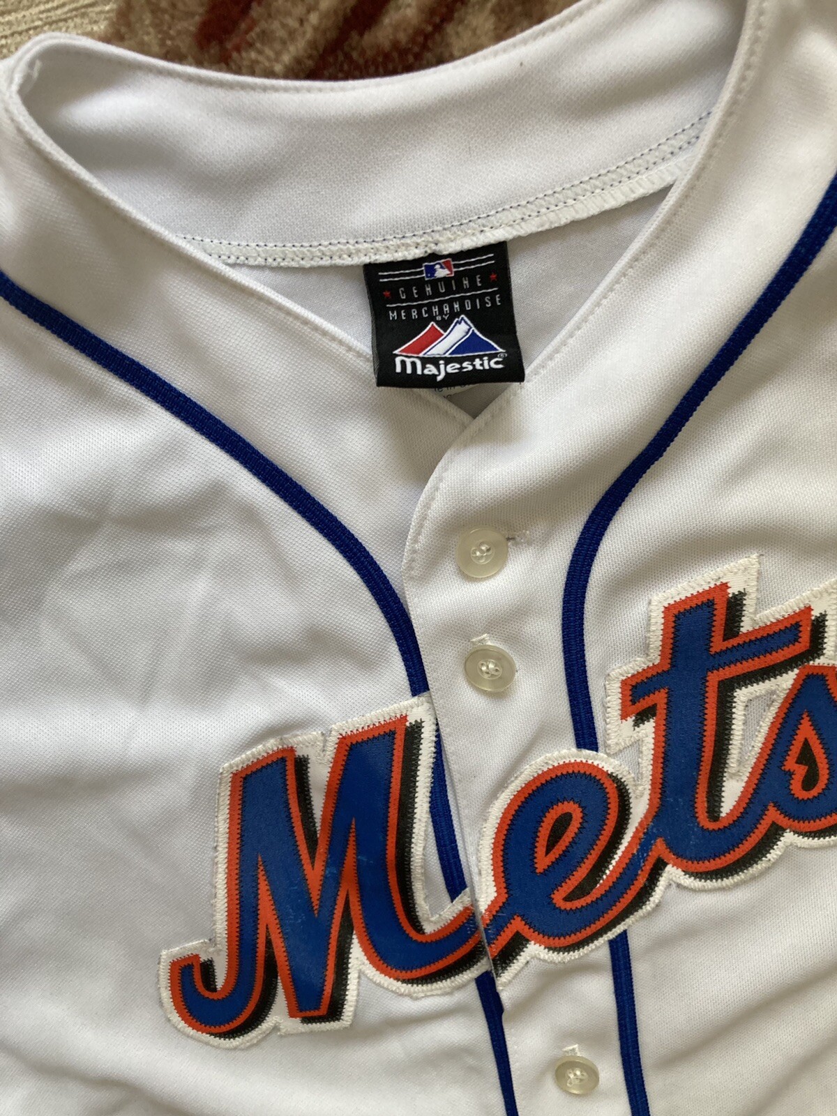 Vintage RARE Majestic New York Mets Jersey XL | eBay