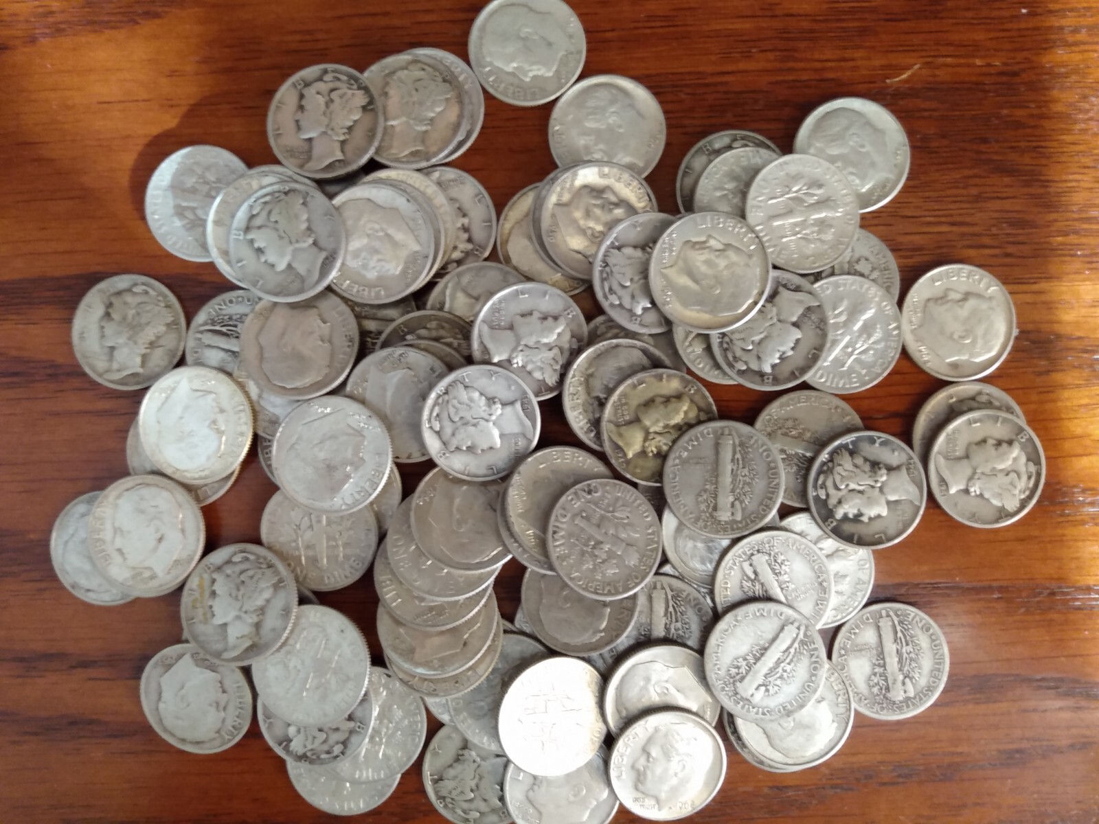 90% Junk US Silver Coins. 1/4 standard ounce .30 total (3 coins) not ...