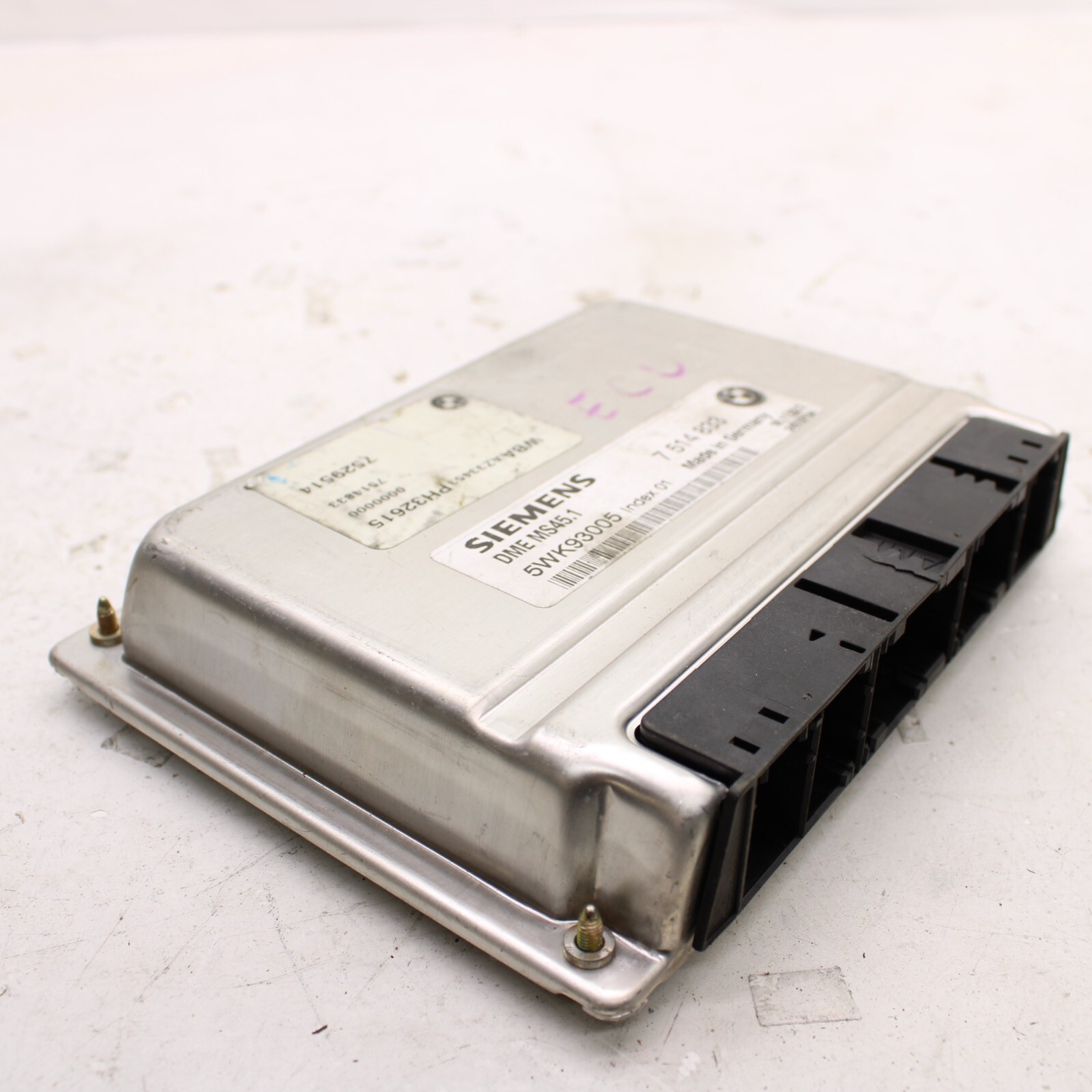 03-05 BMW 325I 2.5L L6 E46 ENGINE DME ECM ECU BASIC COMPUTER CONTROL ...