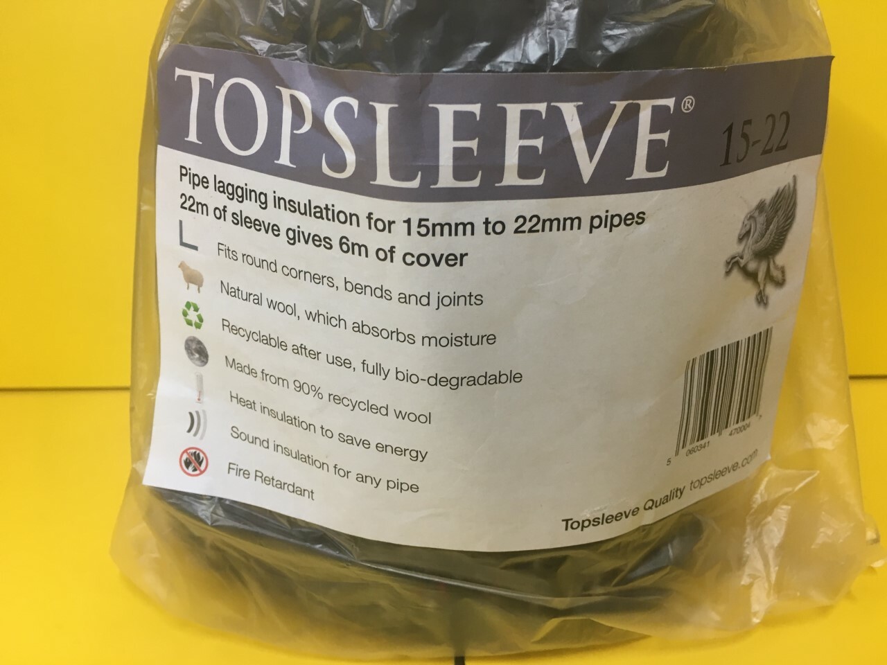 PIPE LAGGING INSULATION TOP SLEEVE for 15-22mm pipes - 6m COVER | eBay