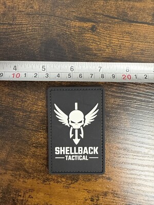 Shellback Tactical Trident Logo-PVC Morale Patch--Black Shot Show 2025 ...