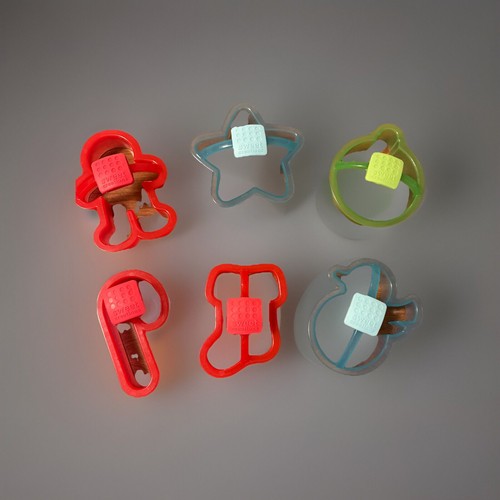 Sweet Creations Plastic Holiday Cookie Cutters With Soft Grip by Good ...