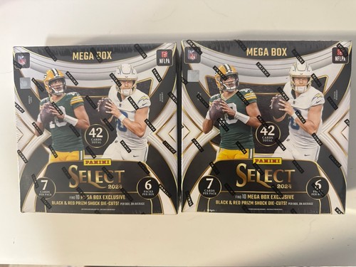 (2) 2024 Panini Select NFL Mega Box’s - 2 Box Lot | eBay