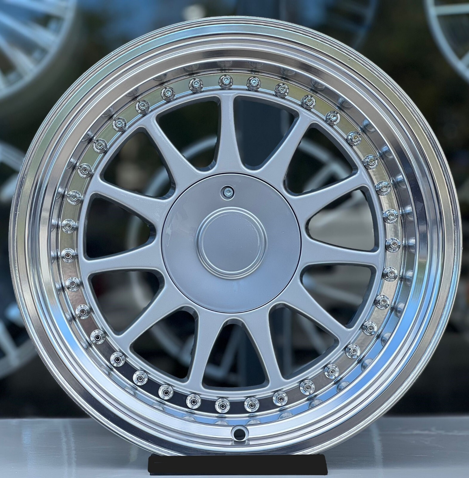 HARTGE Style 16x7.5/8.5 Deep Dish Wheels 4x100 4x114.3 Old School Rims ...