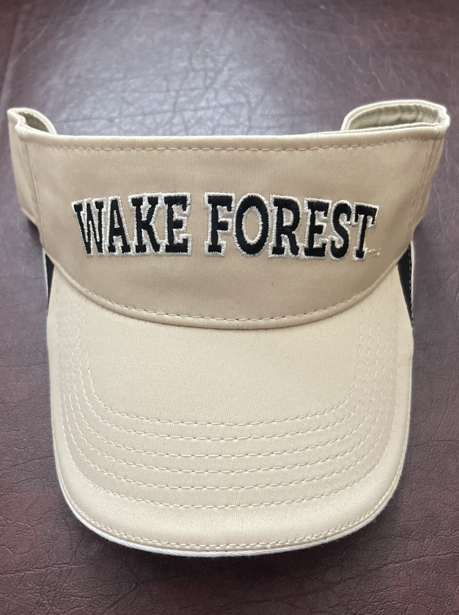 Men's Wake Forest Demon Deacons Gold Captivating Headwear Visor Hat Cap ...