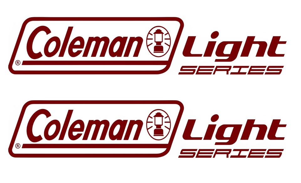 2 Rv Trailer Camper Coleman Light Series Logo Decals Graphics-3061 | eBay
