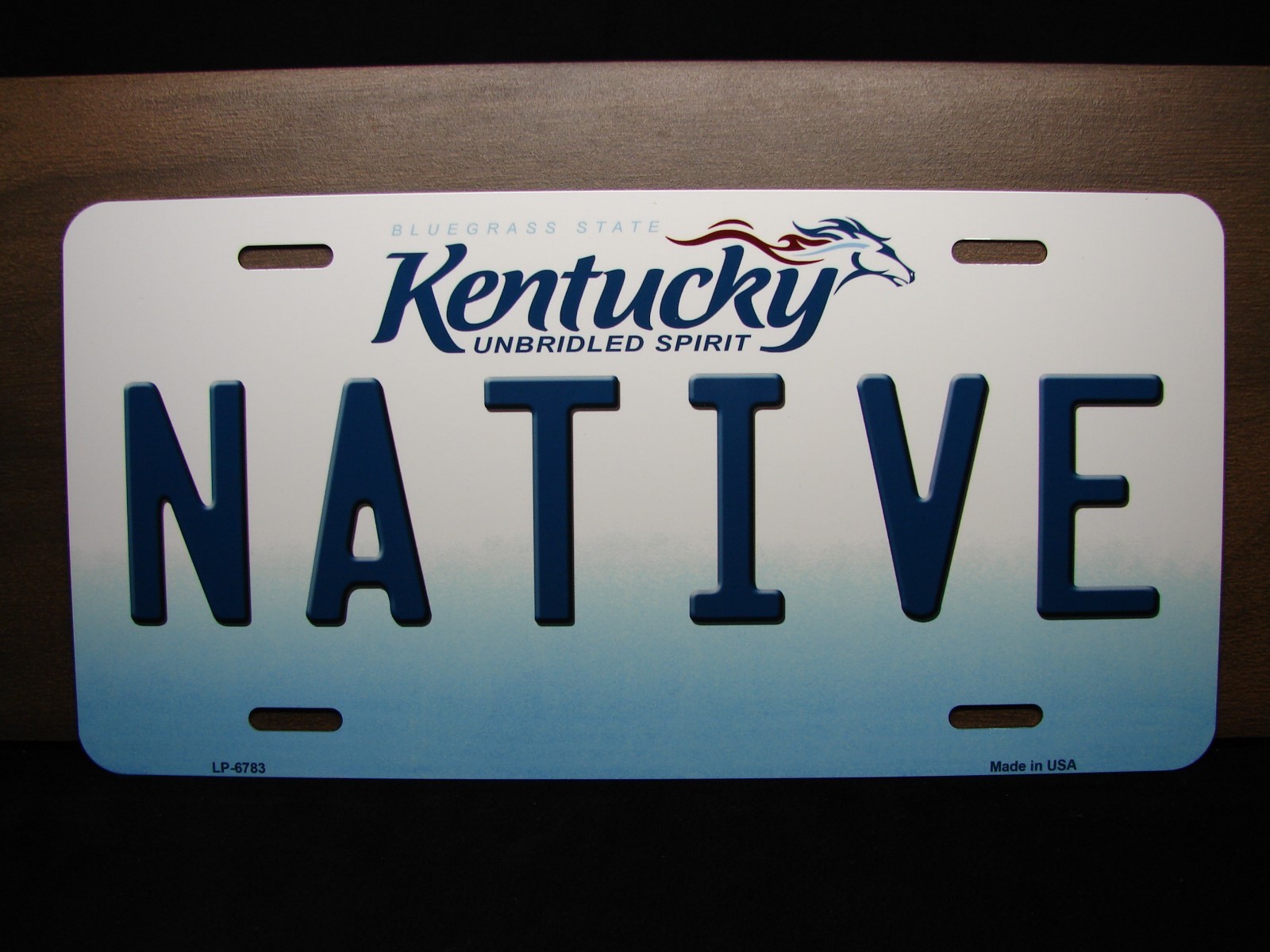 KENTUCKY NATIVE METAL LICENSE PLATE TAG FOR CARS KENTUCKY STATE LICENSE ...