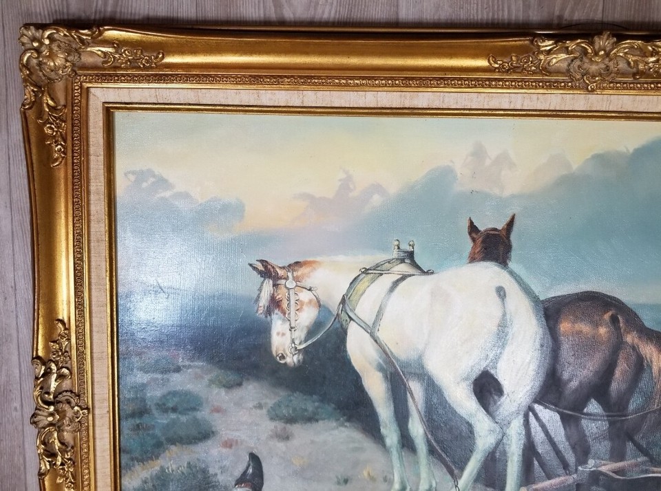 Visions of Yesterday Thomas Morman William Leigh Painting Native ...