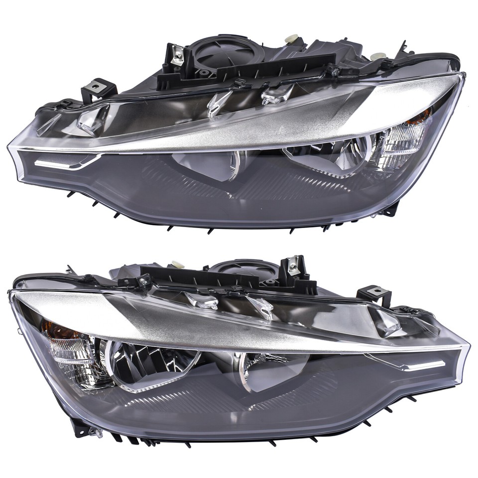 Set of 2 Halogen Headlights for BMW 3 Series F30 328i 335i 2012-2015 ...