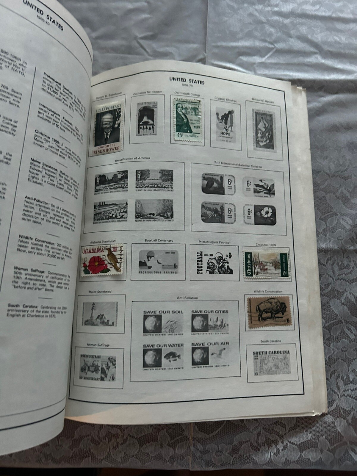 1974 Harris Freedom Stamp Album-United States-Many Stamps Included ...