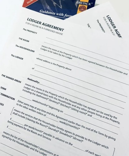 New Lodger Agreement Form Rent A Room 2024 | eBay UK