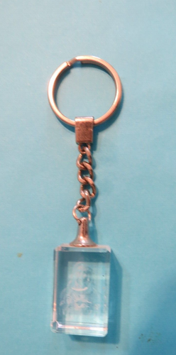 Laser Etched Clear Lucite JESUS CHRIST Key Chain KeyrIng Fob unbranded ...