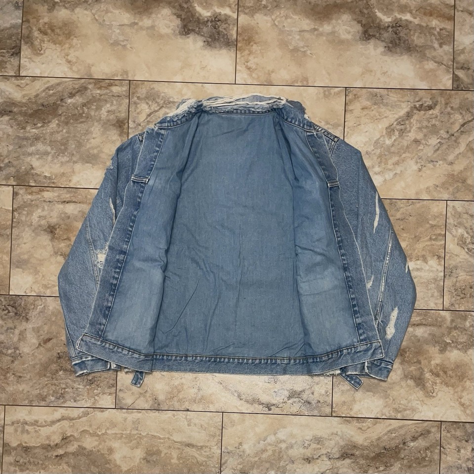 1 of 1 Vlone x Endless Sample Denim Scab Jacket Size XL | eBay