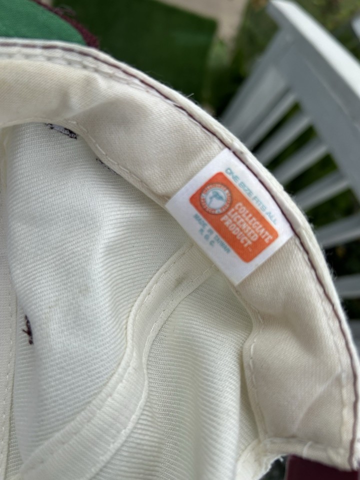 VTG 90s ATM Texas A & M Aggie Logo Athletic Sharktooth SnapBack Hat | eBay