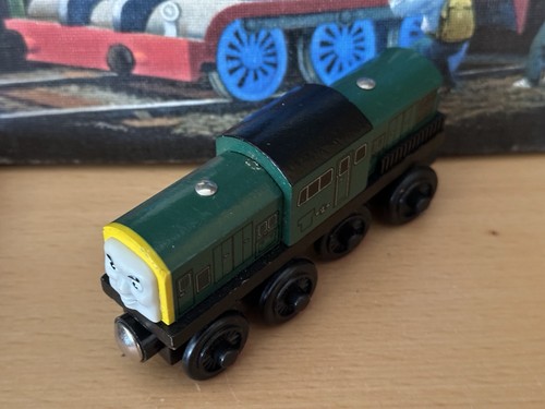 Authentic Learning Curve Wooden Thomas Train Derek the Diesel! | eBay