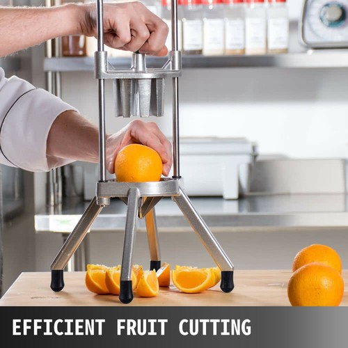 VEVOR 8-Section Commercial Easy Wedger Stainless Steel Blade Fruit Lime ...