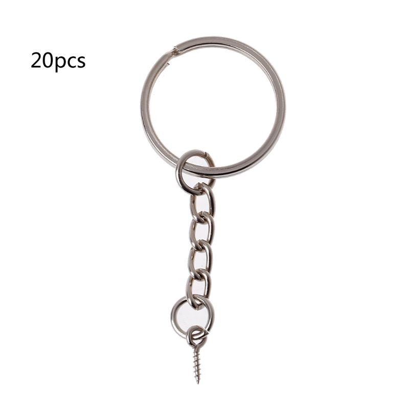 20Pcs for Key Chain Rings Kit for Jewelry Making for Key Chain Making ...