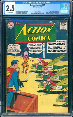 CGC 2.5 G+ == 1961 Action Comics #273 / Superman & Mr. Mxyzptlk Cover ...
