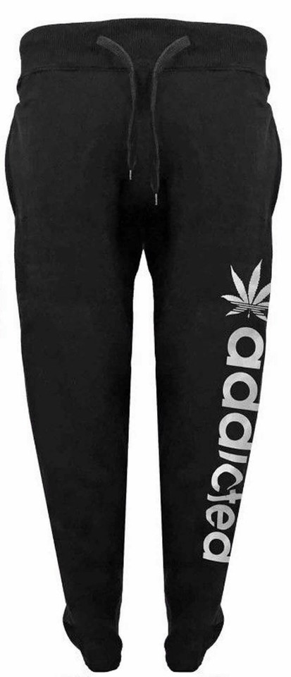 Womens Addicted Tracksuit Ladies Fleece Jogging Joggers Trousers ...