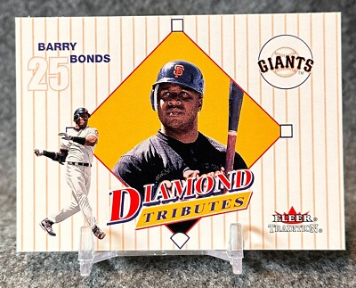 Barry Bonds 2001 Fleer Tradition Diamond Tributes | eBay