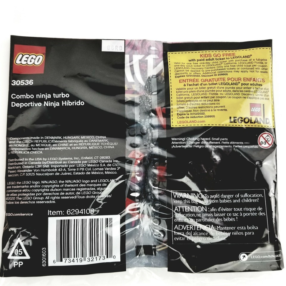 LEGO 30536 Ninjago Legacy Combo Charger Polybag SEALED NEW 71pcs ...