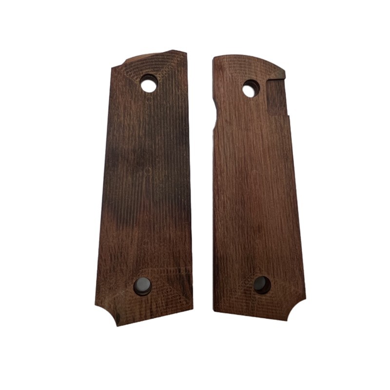 1911 Grips Diamond Wood Full Size W/Screws U.S Gold Medallion ...