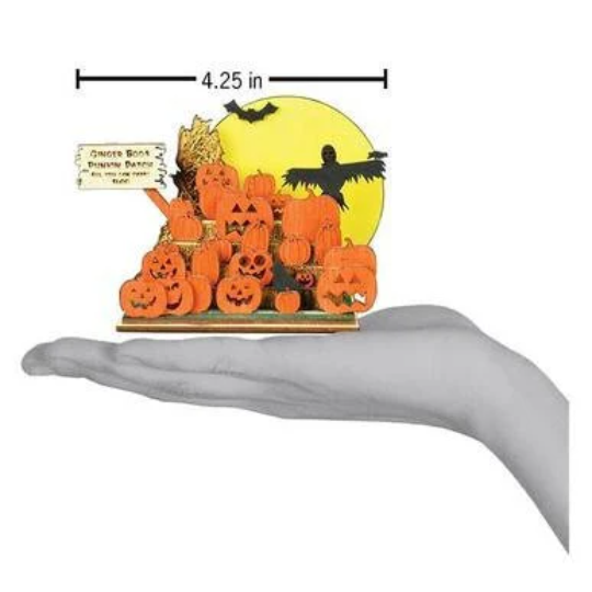 RARE Ginger Boo's Haunted Pumpkin Patch Old World Christmas Ornament | eBay