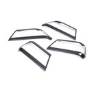 4×Real Carbon Fiber Interior Door Handle Cover For Land Rover Defender ...