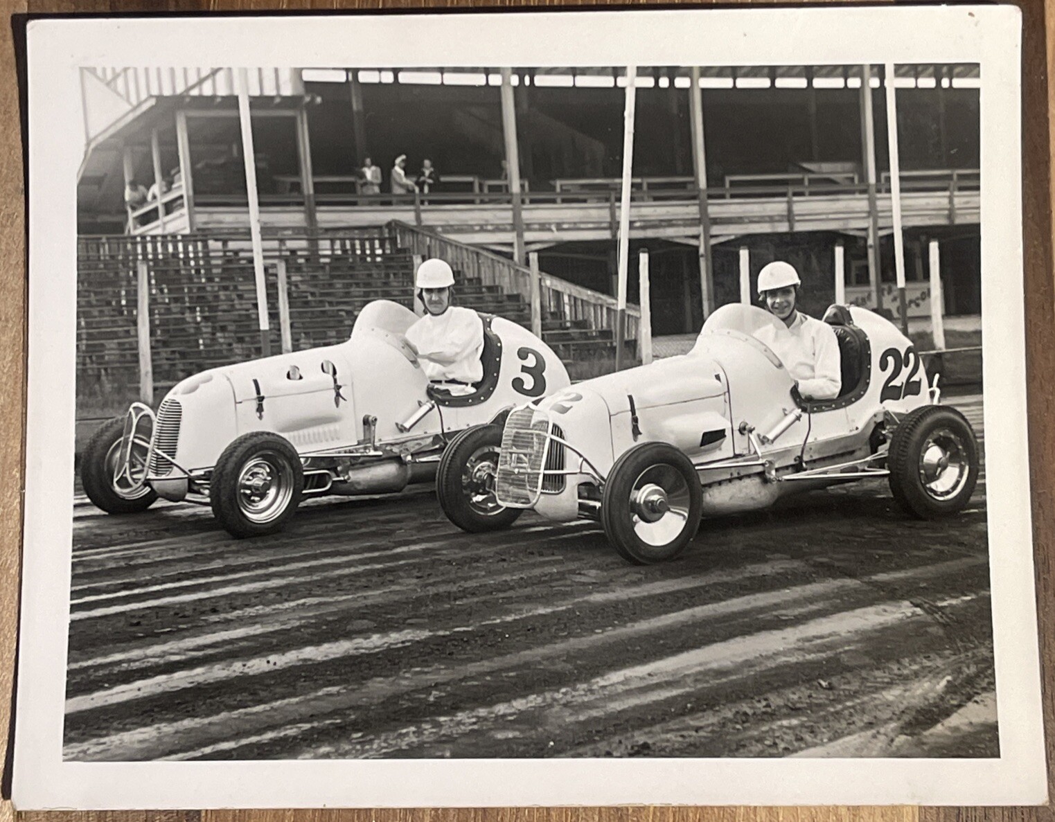 Vintage 1940s Midget Race Car Driver Photo | eBay