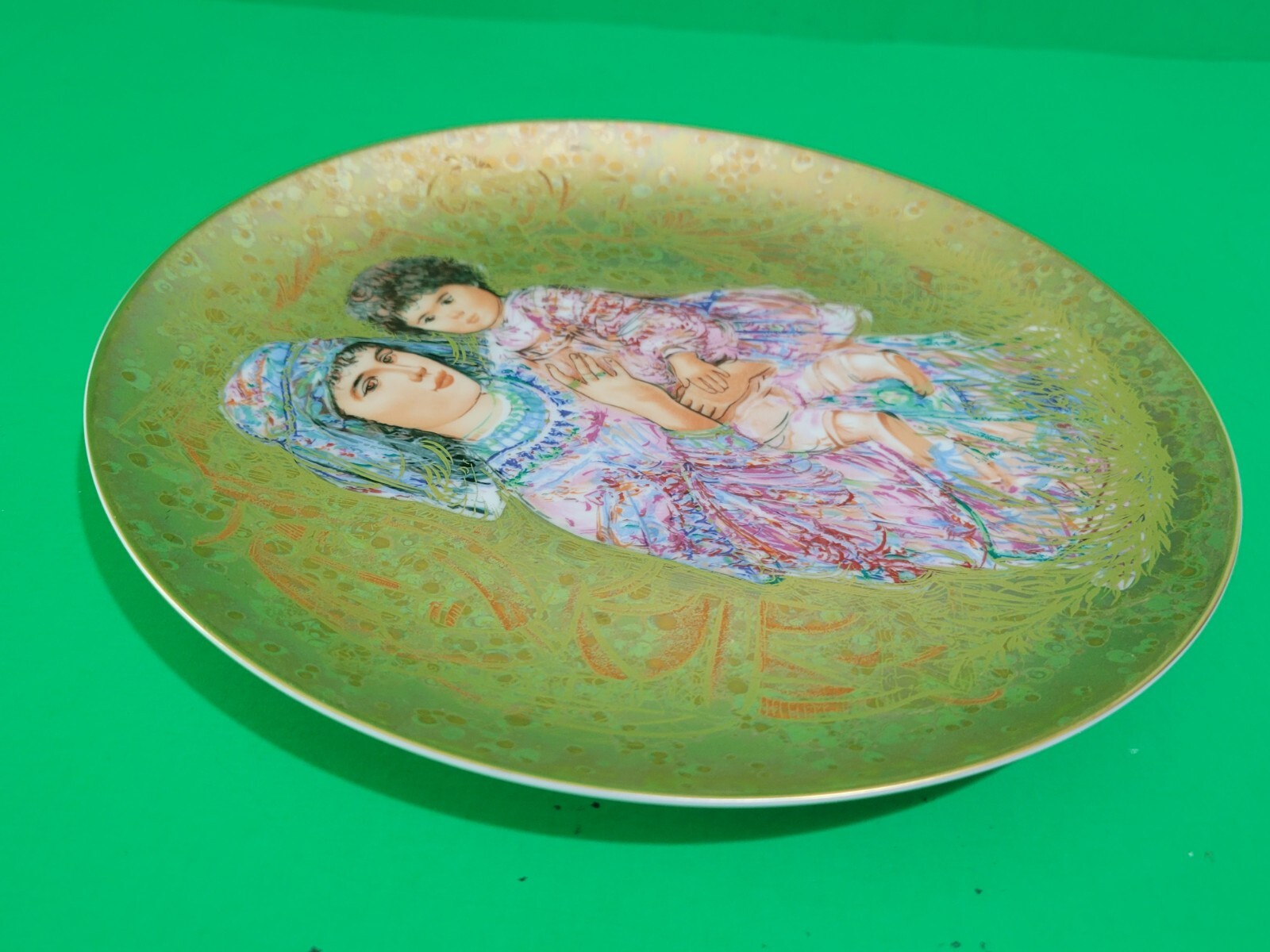 Edna Hibel Famous Women and Children Plate - Pharaoh's Daughter and ...