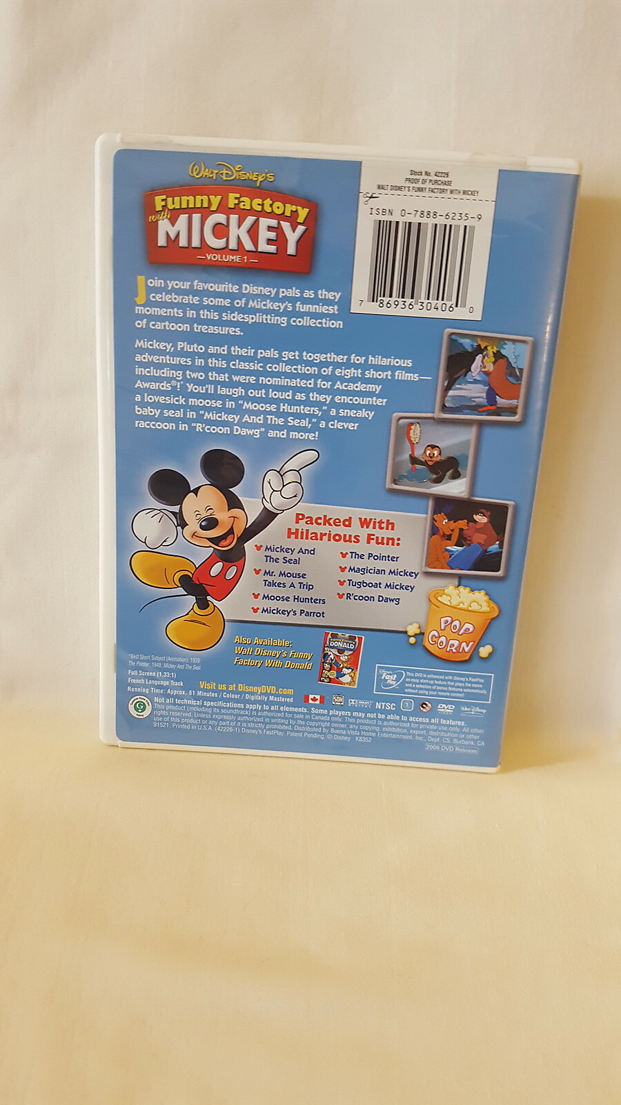 Walt Disney's Funny Factory With Mickey by Disney Volume 1 Rare DVD ...