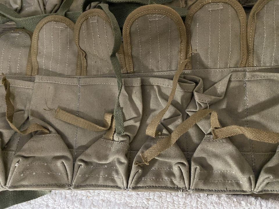 Vietnam War Era Unmarked SKS Ammo Chest Bandoleer Lot! | eBay