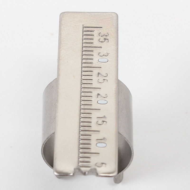 Dental Endo Scale Ruler Finger Ring Span 35mm Endodontic Gauge Reamer ...