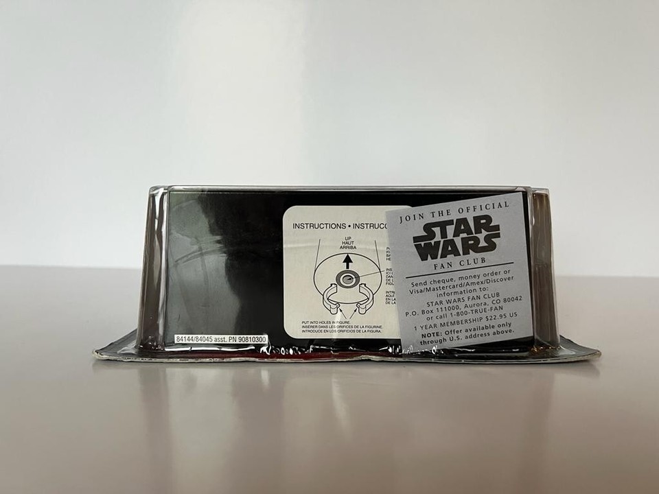 MISPRINT "Darth Maul" label on Qui-Gon Jinn backing. Star Wars Phantom ...