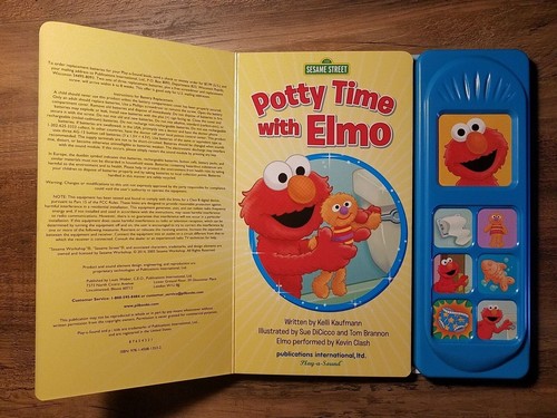 Sesame Street: Potty Time with Elmo Sound Book by PI Kids (2011 ...