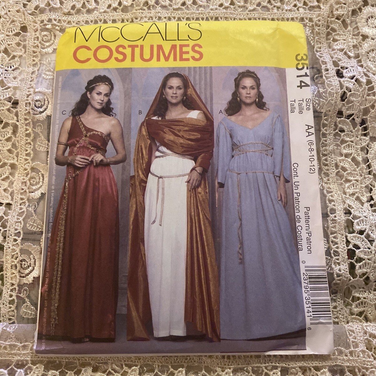 Greek Goddess Dress Pattern