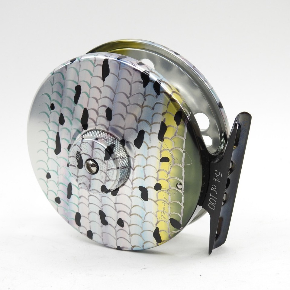 James Prosek "Montana Grayling" Abel Super 4N Fly Reel. W/ Box & Framed ...