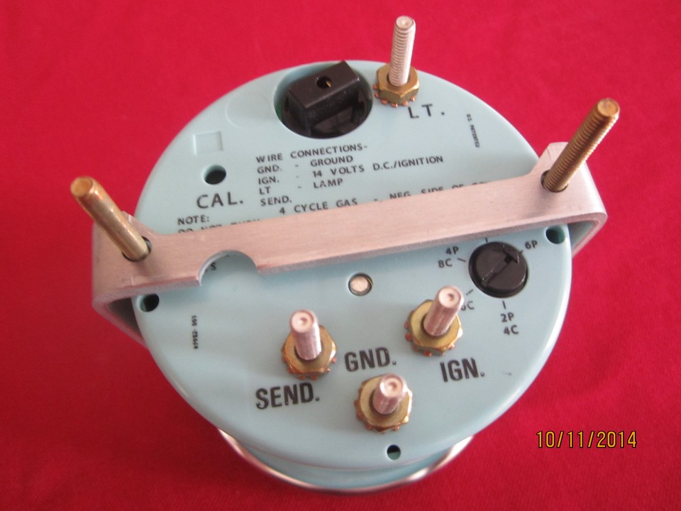 Teleflex 7K RPM Tachometer W/Hour Meter (For OUTBOARD ONLY).P# 59651F ...