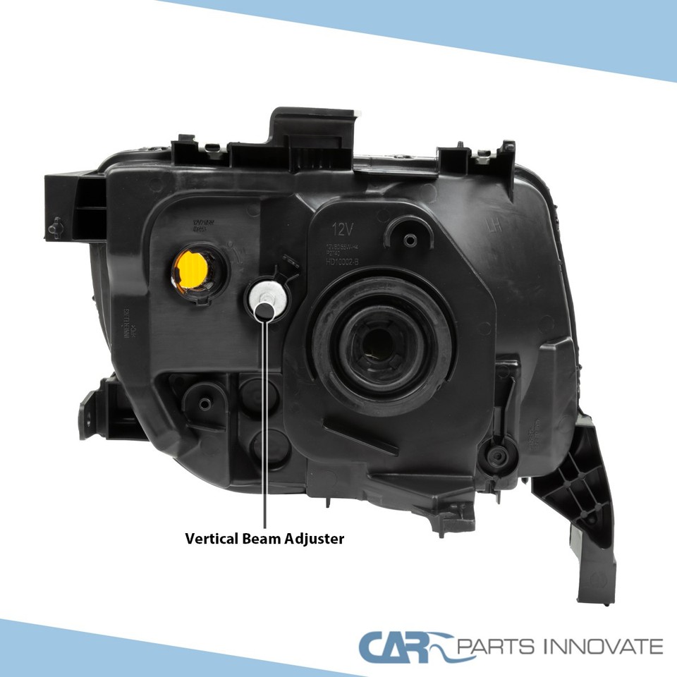 Fits 2003-2008 Honda Element Black Headlights Left+Right Pair Assembly ...
