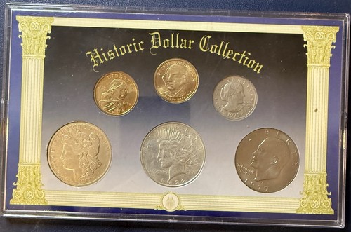 US Commemorative Gallery Historic Dollar Collection 6 Coin Set Nice ...