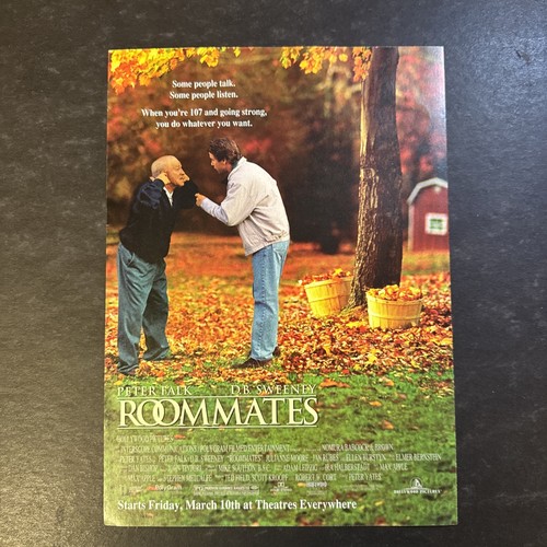 1995 • ROOMMATES MOVIE Peter Falk Original Magazine Print AD • 8.25 x ...