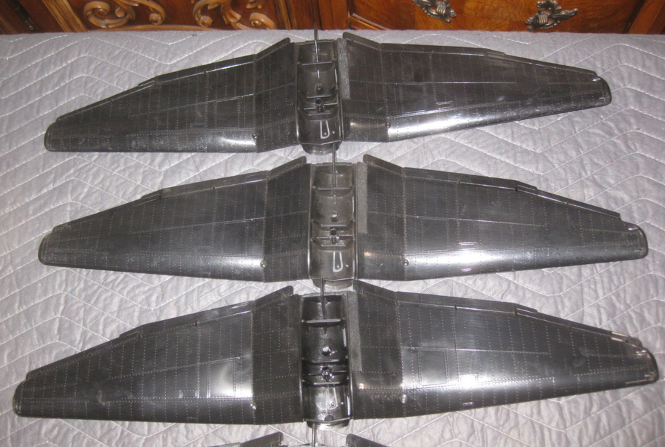 (5) Vintage Cox Thimble Drome Stuka Wings (black) 23-1/2" | eBay