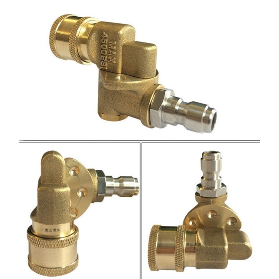 Pressure Washer Kit Swivel Coupler Five Spray Nozzles For Pressure ...