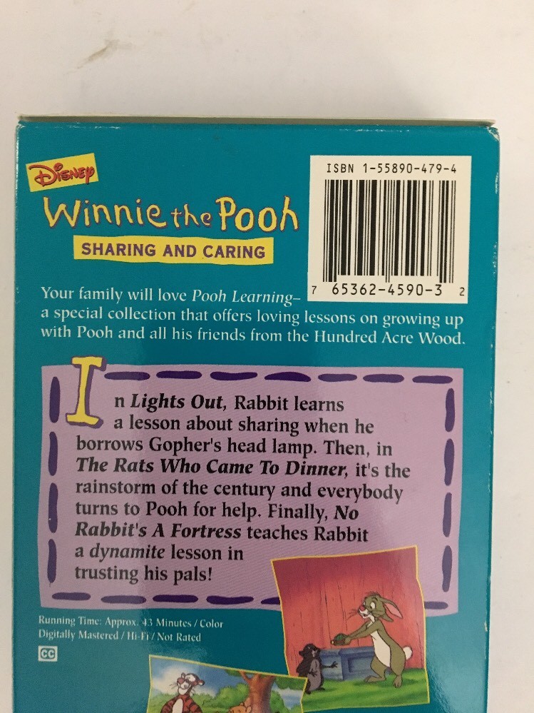 Winnie The Pooh Sharing And Caring Winnie The Pooh: Sharing And Caring