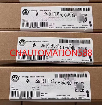 New Sealed AB 1756-IF8 Controllogix 8 Point A/I Analog Input Module ...