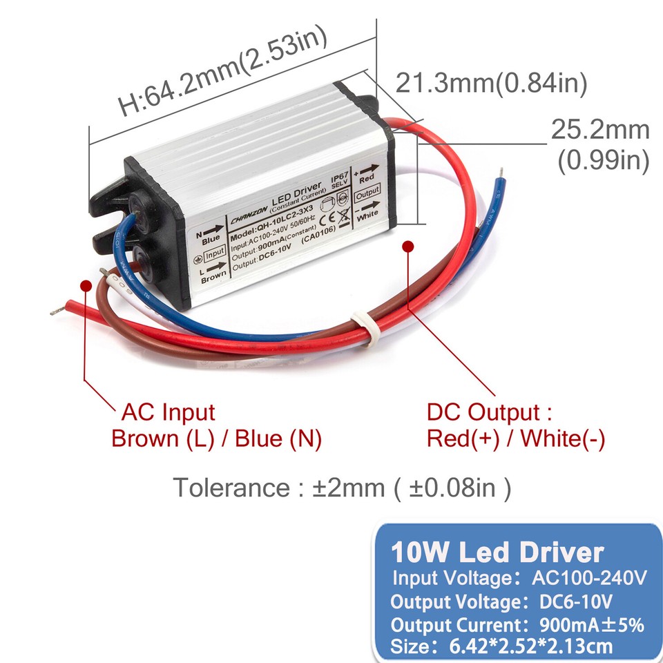 300Ma 450Ma 600Ma 900Ma 1500Ma Constant Current High Power Supply Cob ...